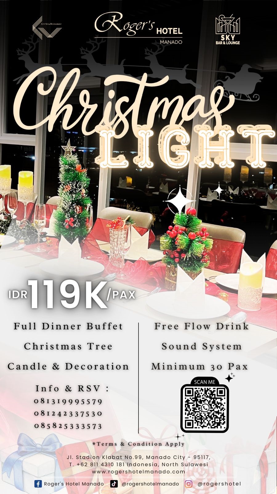 Rogers Hotel Manado, Manado | Official Site - Luxurious Comfort in Simplicity