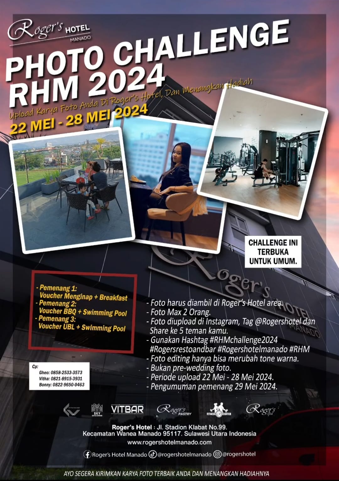 Rogers Hotel Manado, Manado | Official Site - Luxurious Comfort in ...